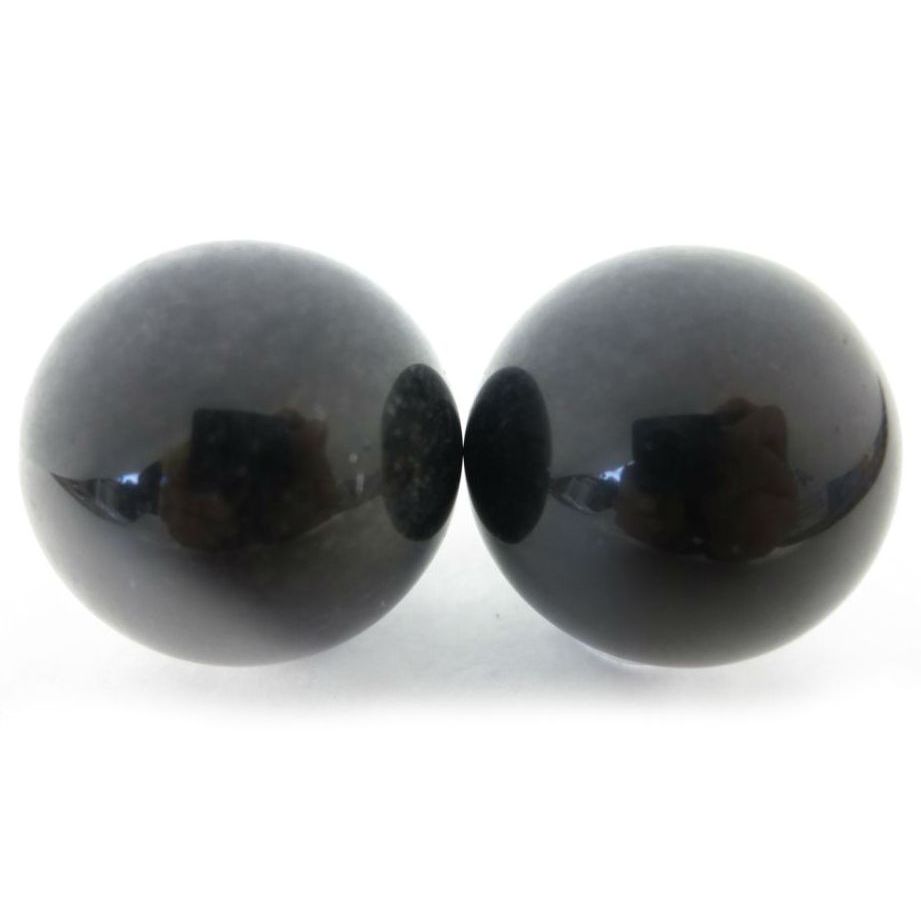 Black Obsidian Baoding Balls - BaodingBalls.com
