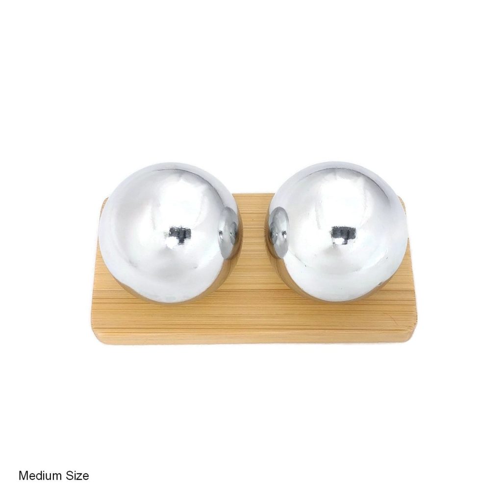 Chrome Chiming Baoding Balls - BaodingBalls.com