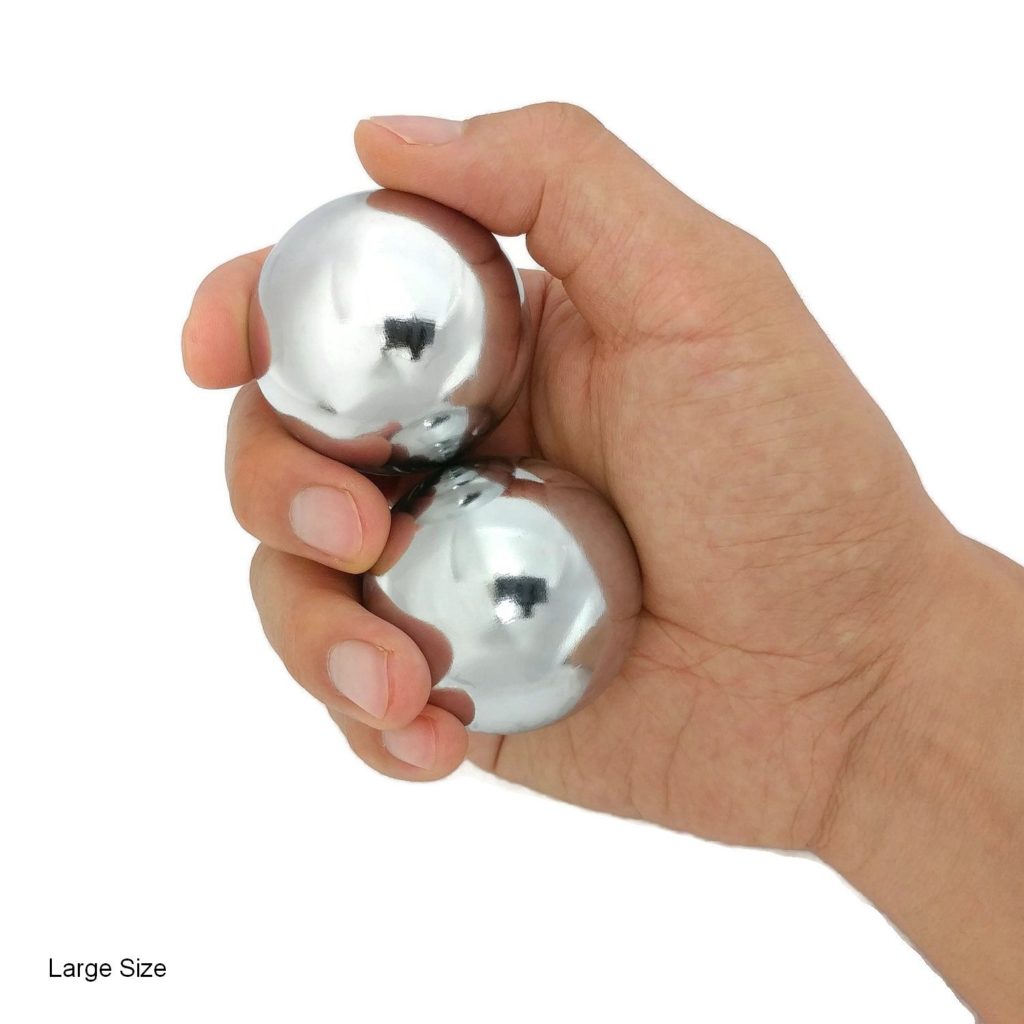 Chrome Chiming Baoding Balls - BaodingBalls.com