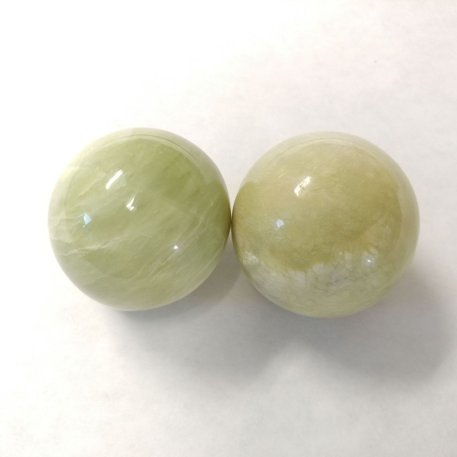 Green Jade Baoding Balls - BaodingBalls.com