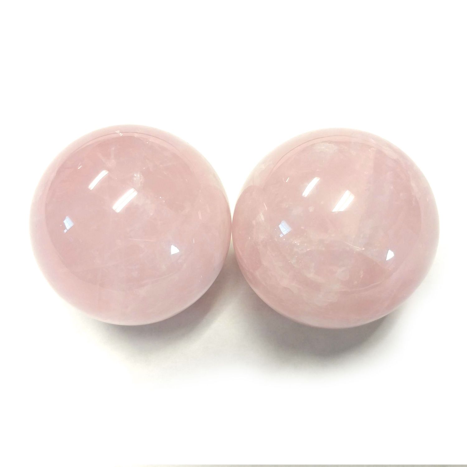 Rose Quartz Baoding Balls - BaodingBalls.com