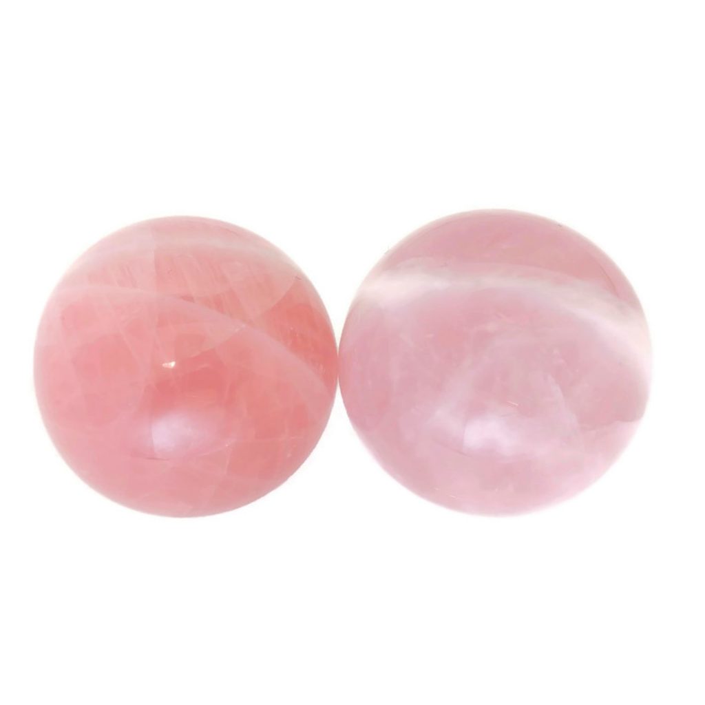 Rose Quartz Baoding Balls - BaodingBalls.com