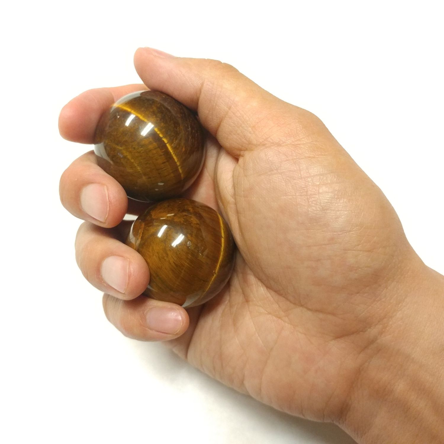 Tiger Eye Baoding Balls - BaodingBalls.com