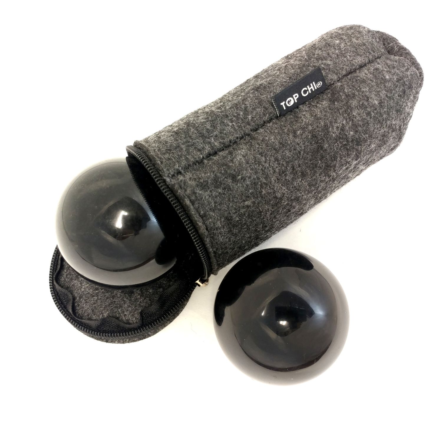 Black Obsidian Baoding Balls - BaodingBalls.com